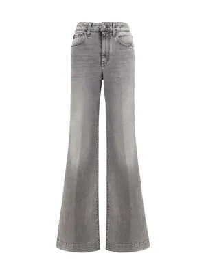Jacob Cohen Jackie Wide-leg Jeans - Gray