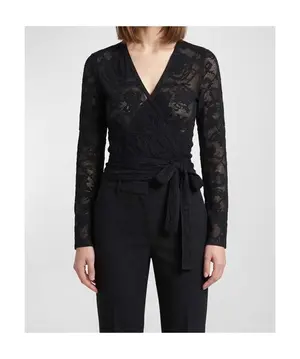 Etro Lace Wrap Cardigan