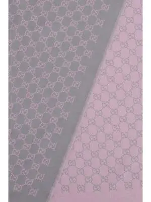 Gucci Miss Stenny Gg Monogram Wool Scarf