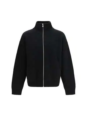 Axel Arigato Core Wool Zip-up Sweater - Black
