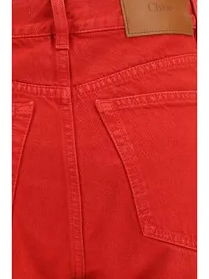 Chloé Cotton Denim Pants