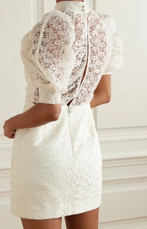 ROTATE BY BIRGER CHRISTENSEN Lace Mini Dress