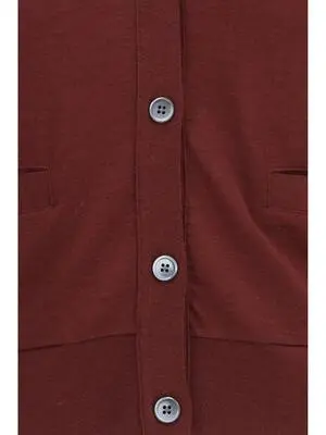 Thom Browne V-neck Merino Wool Cardigan - Multicolor