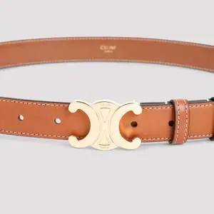 Celine Triomphe Leather Belt