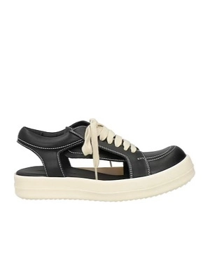 Rick Owens Simple Low-top Leather Shoes