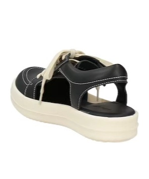 Rick Owens Simple Low-top Leather Shoes