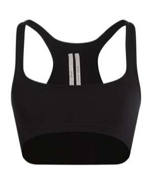 Rick Owens Solid-color Sleeveless Cropped Top - Black