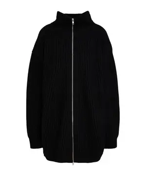 MAISON MARGIELA Knitted Coat - Black