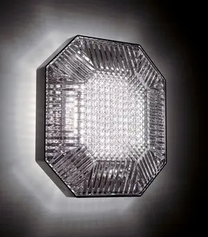 THE MARTHA, BY BACCARAT Crystal Octogone Wall Lamp