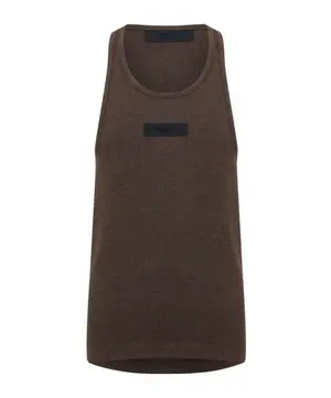Fear Of God Logo Patch Vest - Brown