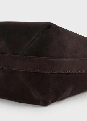 TOTEME Belted Suede Tote Bag