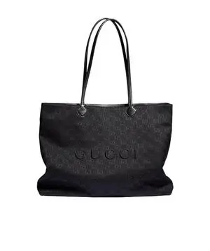 Gucci Ny Large Tote Bag - Gray/black