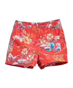 Gucci Printed Polyester Poplin Swim Shorts - Multi-color