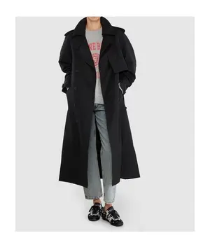 ANINE BING Pascale Double-breasted Trench Coat