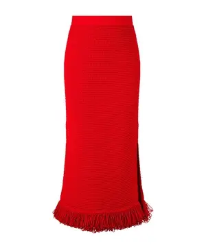 Bottega Veneta Simple Middle Skirt