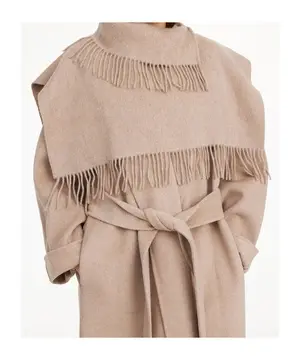 BY MALENE BIRGER Turtla Fringed Bib Scarf