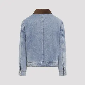AMI Paris Zipped Denim Jacket
