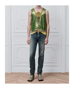 Dior Sleeveless Top With Sequins