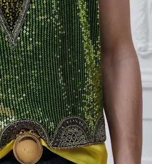 Dior Sleeveless Top With Sequins