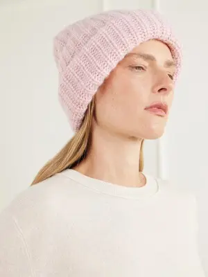 LISA YANG Eivor Cashmere Beanie - Pink