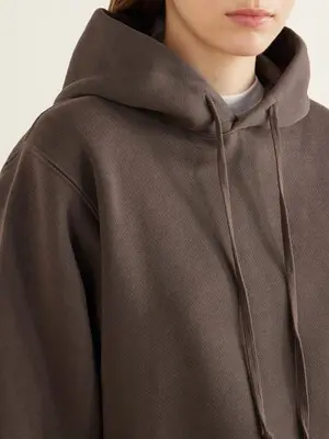 B Sides Cotton-jersey Hoodie