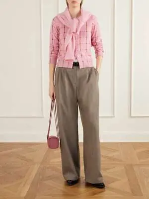 Guest In Residence Jane Checker Cashmere Cardigan