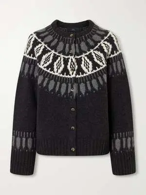 Arch4 Aspen Cashmere Cardigan - Charcoal