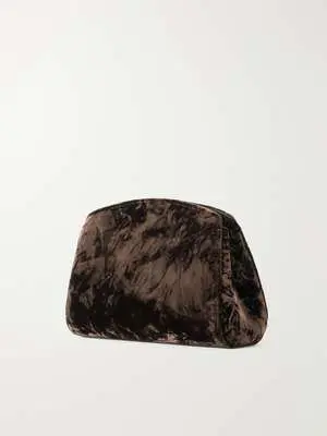 LIFFNER Pushlock Velvet Clutch