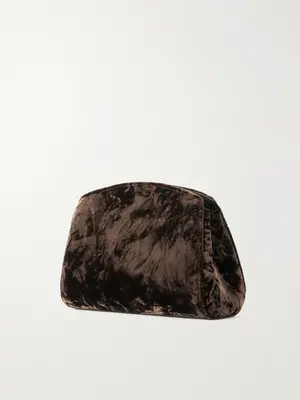 LIFFNER Pushlock Velvet Clutch