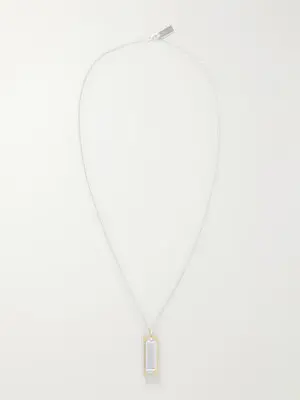 LEMAIRE Harmonica Necklace - Silver