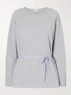 DEIJI STUDIOS Wided Organic-cotton Jersey T-shirt - Gray