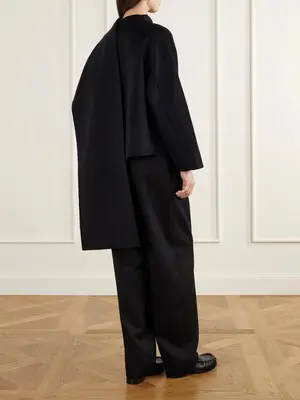 Arch4 Halehurst Cape-effect Wool, Cashmere And Silk-blend Jacket - Black