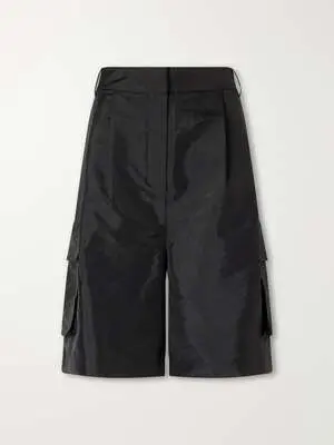 Tibi Stella Shell Shorts - Black