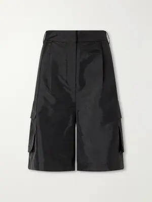 Tibi Stella Shell Shorts - Black