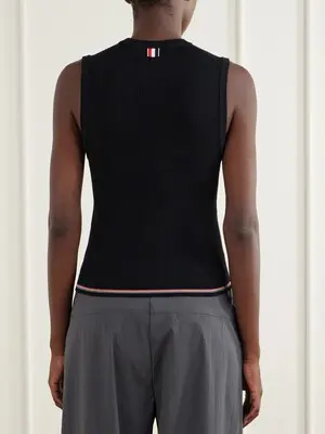 Thom Browne Ribbed Merino Wool Tank