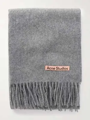 Acne Studios Fringe-detail Wool Scarf