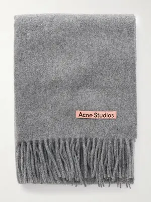 Acne Studios Fringe-detail Wool Scarf