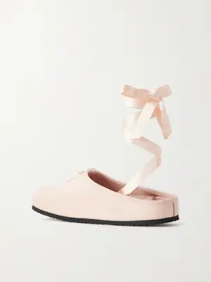 BIRKENSTOCK Repetto Opera Bow-embellished Leather Mules
