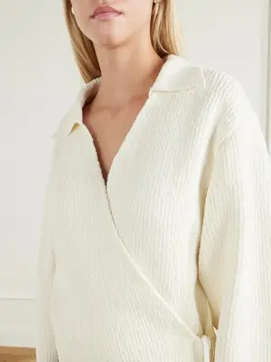 DEIJI STUDIOS Wrap Organic Cotton Cardigan