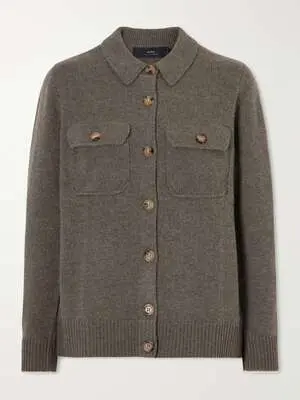 Arch4 Sackville Cashmere Cardigan - Brown
