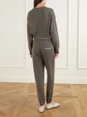 Arch4 Elsa Ribbed Cashmere Sweater And Pants Set