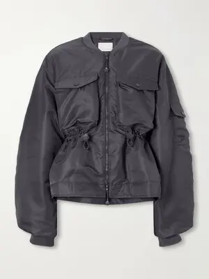 Cecilie Bahnsen Birdie Embellished Padded Shell Bomber Jacket