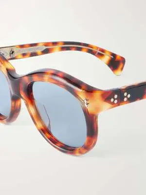 JACQUES MARIE MAGE Jennie Round-frame Acetate Sunglasses