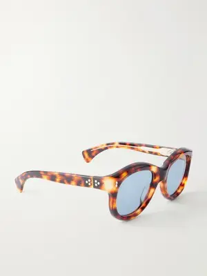 JACQUES MARIE MAGE Jennie Round-frame Acetate Sunglasses