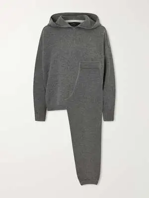 Arch4 Oli Cashmere Hoodie And Pants Set - Gray