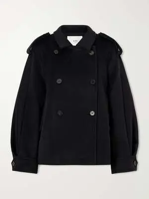 Arch4 Palace Wool Cashmere And Silk-blend Coat - Black