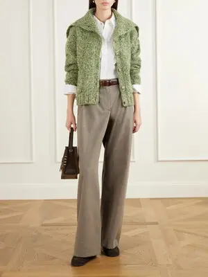 Arch4 Etta Tweed Cashmere Cardigan