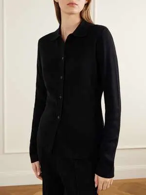 Olivia Von Halle Dree Silk And Cashmere-blend Pajama Set