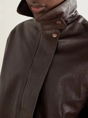 Magda Butrym Leather Blouson Jacket