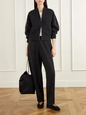 Arch4 New Jace Cashmere Zip-up Cardigan - Gray